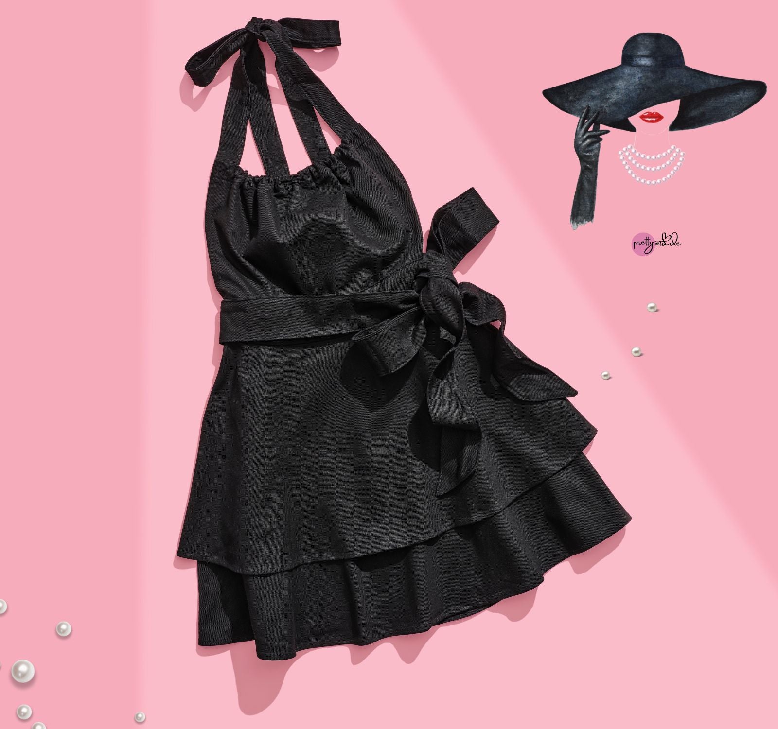 Feminine hostess aprons handmade in Australia – Pretty Made